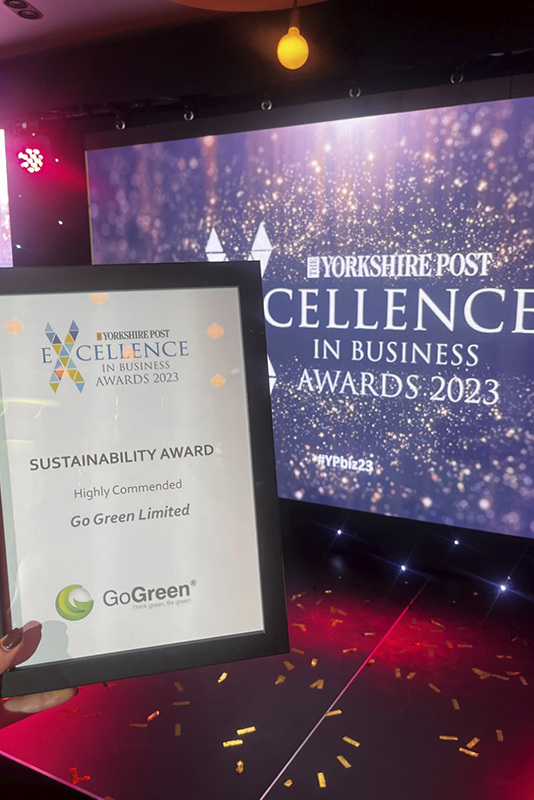Yorkshire Post’s Excellence in Business awards | Go Green